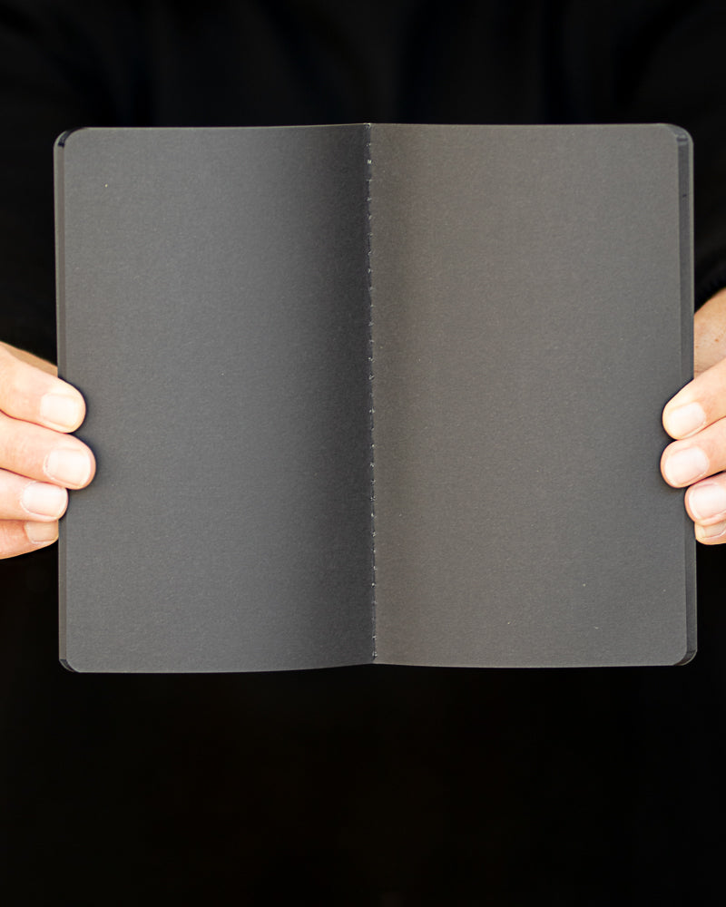 Notebook Black Paper Tsuki Black Paper Ringbound Bullet Journal